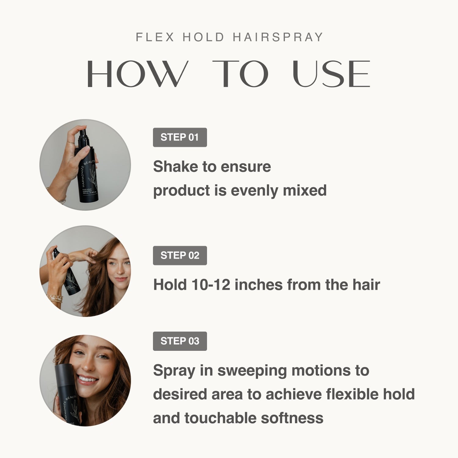 Flex Hold Hairspray – Harmonize Beauty